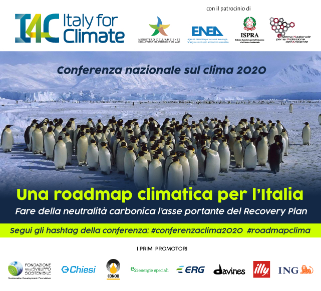 Una roadmap climatica per l’Italia: il 13 e 16 ottobre la Conferenza nazionale sul clima 2020 ...